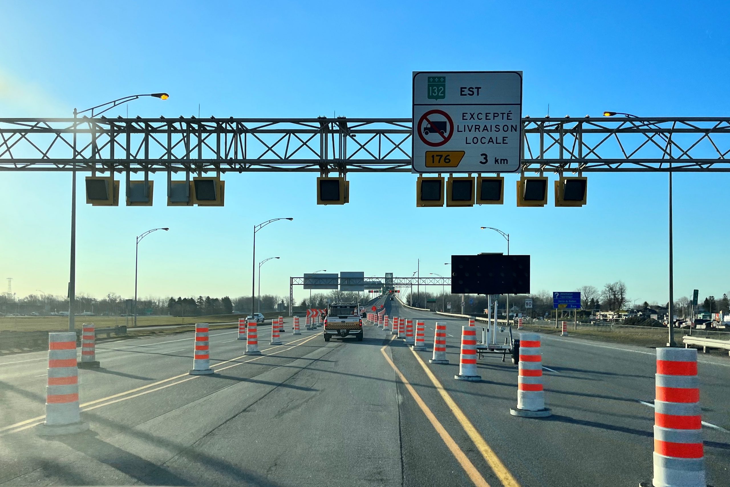Nouvelle phase du chantier du pont Laviolette - VIA 90.5