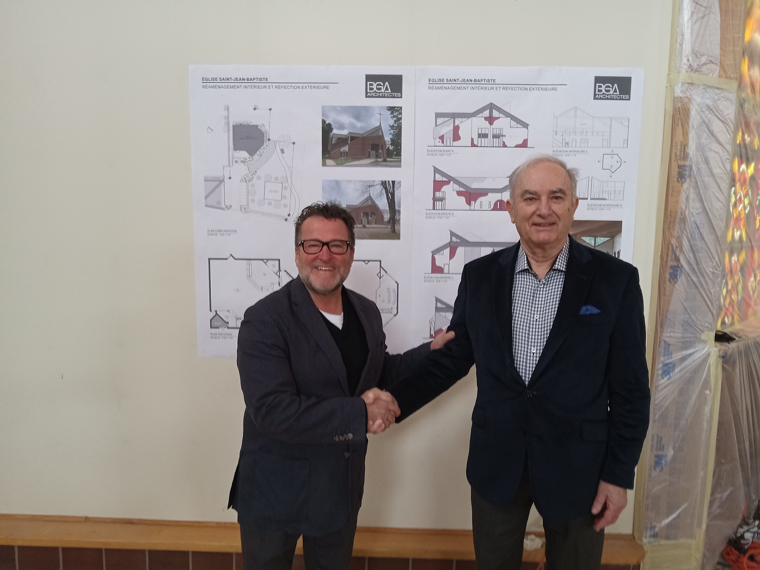 Début du chantier de conversion de l’Église de Deschaillons - VIA 90.5